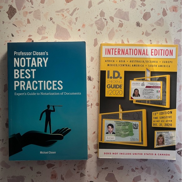 Office | Notary Best Practices And Id Guide Books | Poshmark